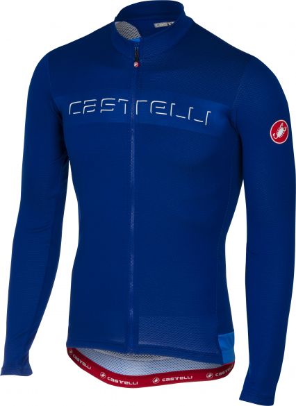 Castelli Prologo V Langarmtrikot Blau Herren online kaufen beim tri ...