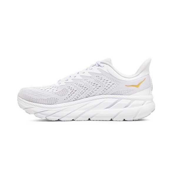 Hoka One One Clifton 7 Laufschuhe weiß/Gold Herren online kaufen beim ...